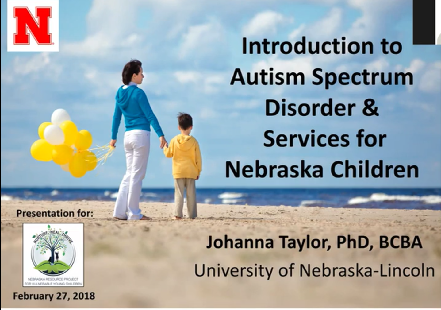 Introduction to Autism Spectrum Disorder and Services for Children in Nebraska | Nebraska ...